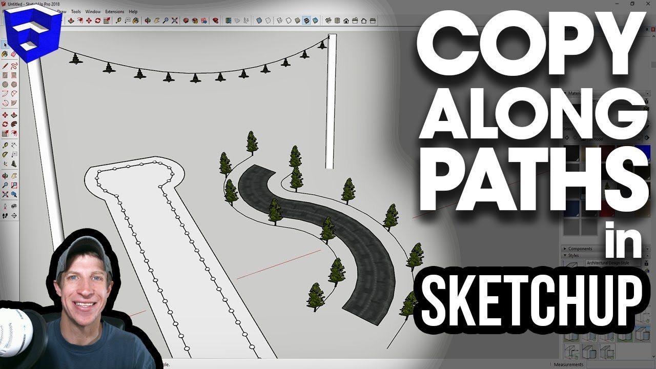Copy Objects ALONG PATHS in SketchUp with PathCopy - The SketchUp ... Copy Objects ALONG PATHS in SketchUp with PathCopy - The SketchUp ...