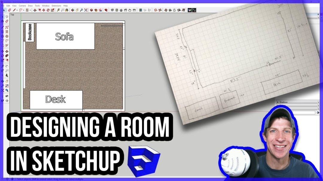 EASY ROOM LAYOUTS in SketchUp – Part 1 – Layout Diagrams – SketchUp ...