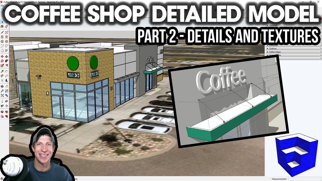 Modeling a Detailed Building From Photos Part 2 - Materials and Details ...