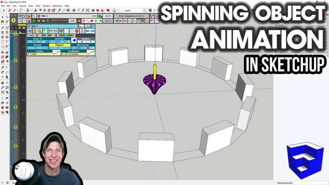 Animating Spinning Objects and Camera Movement in SketchUp - The ...